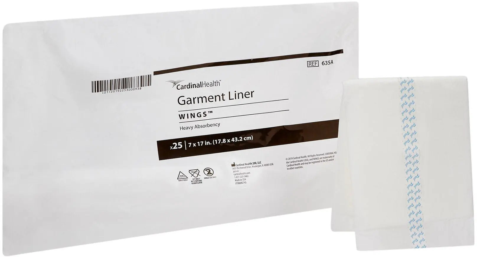 Cardinal Health WINGS Garment Liner
