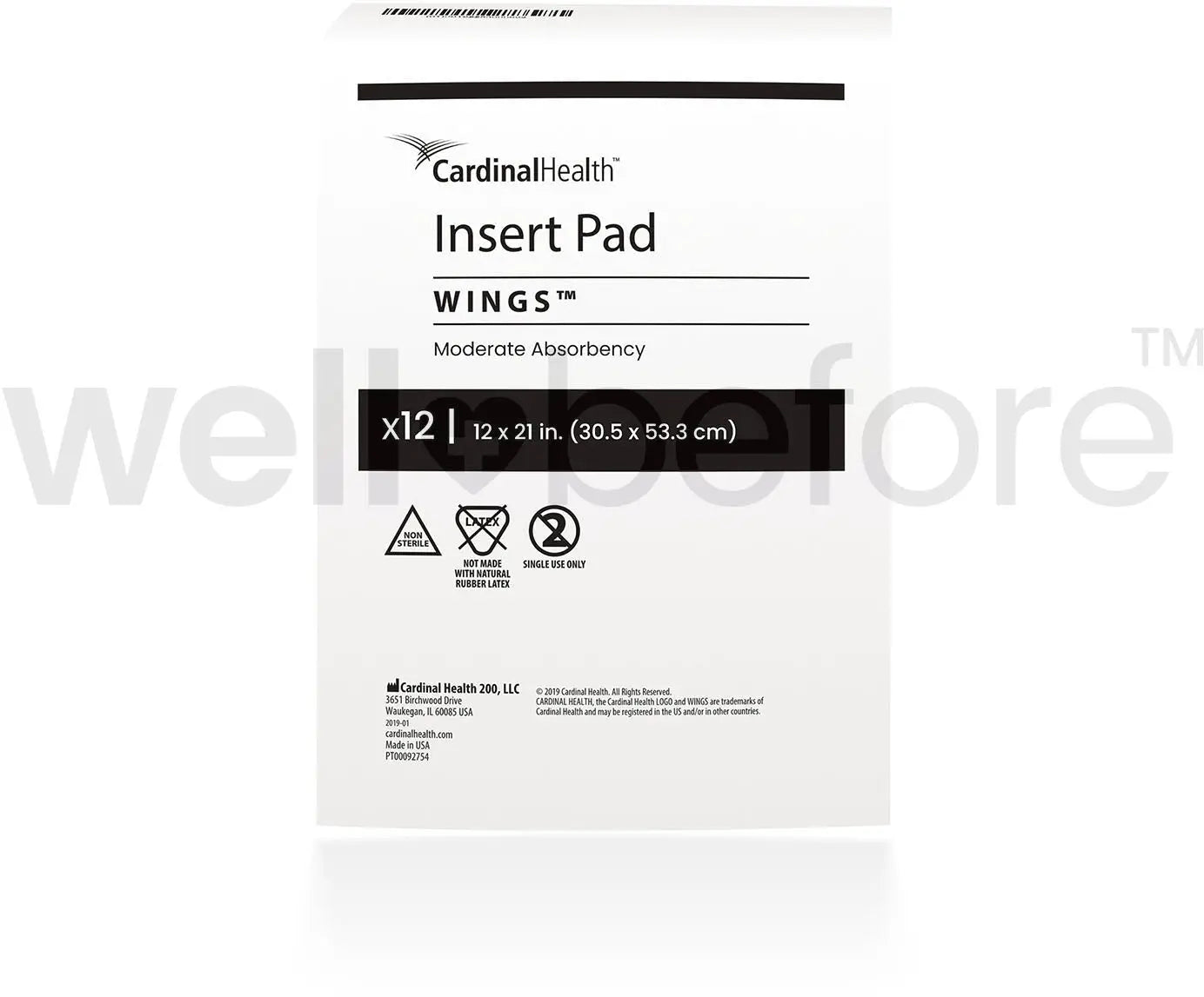 Cardinal Health WINGS Insert Pads