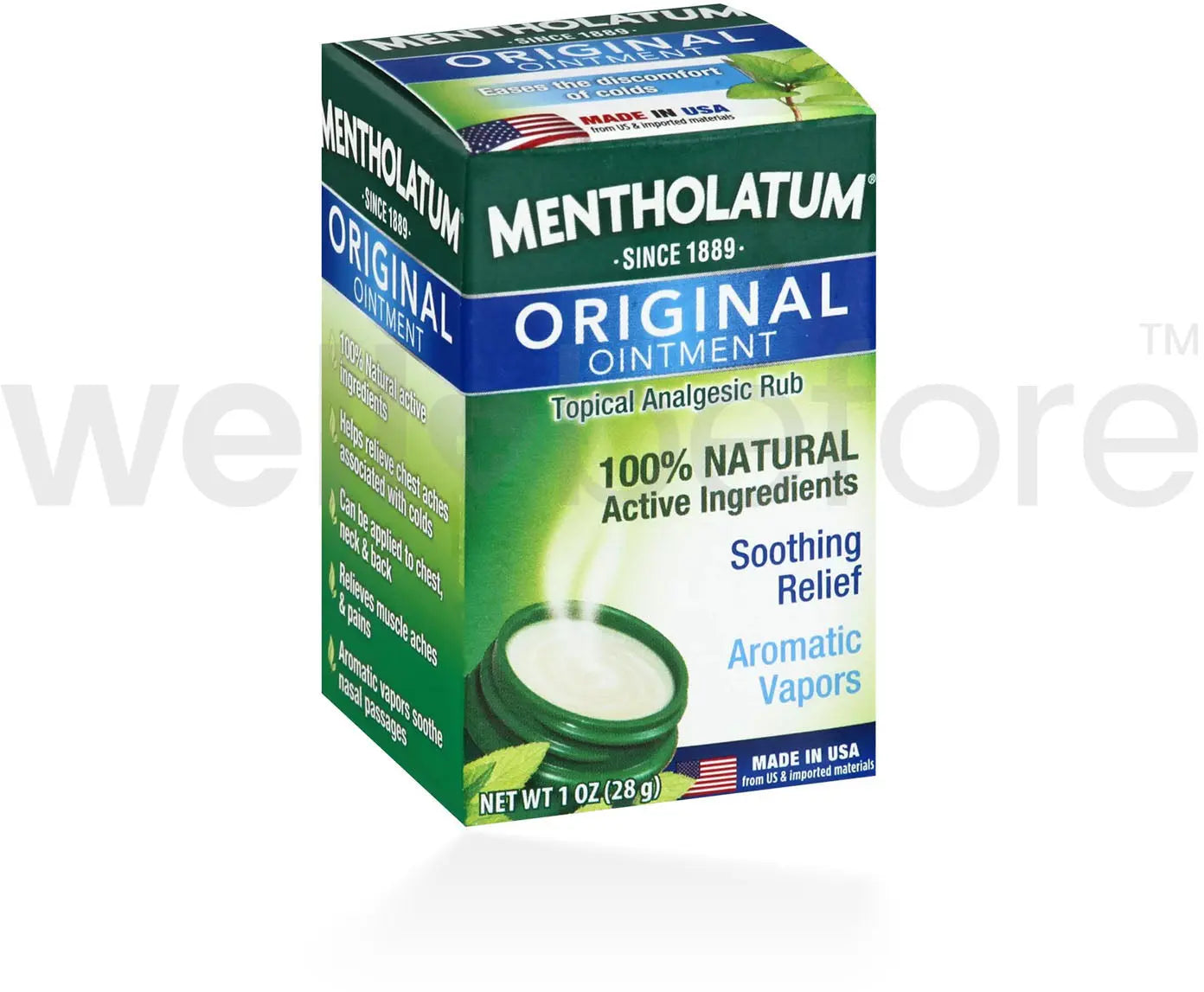 Mentholatum Original Ointment Topical Analgesic Rub