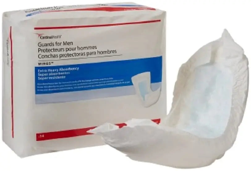Cardinal Health Men's Incontinence Guards with Wings