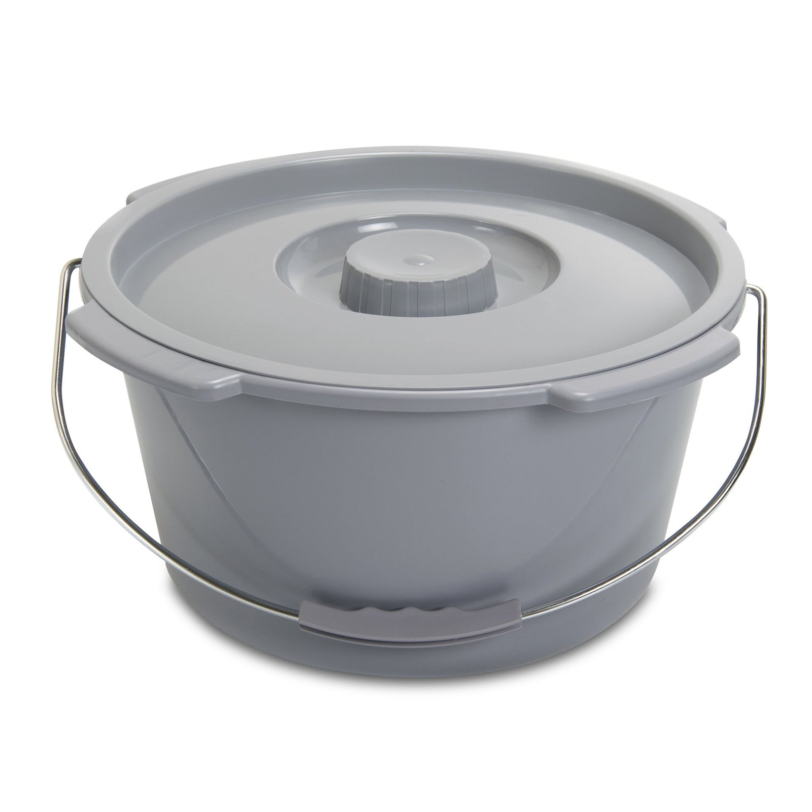 McKesson Commode Bucket With Metal Handle And Cover